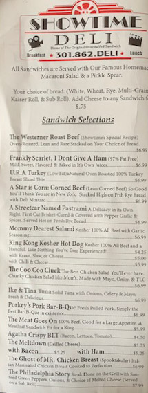 Sip and Bite Encounters with Lynne O’Meara: Showtime Deli - The ...