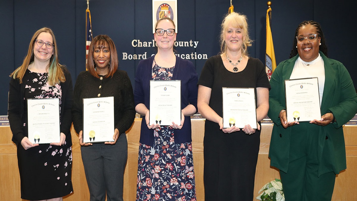 Charles County Public Schools Honors Staff Members for Their Dedication ...