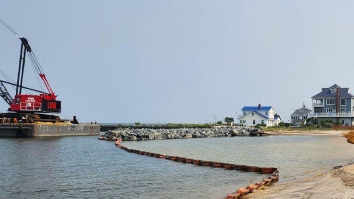 Breezy Point Shoreline Restoration Project Nears Completion as ...