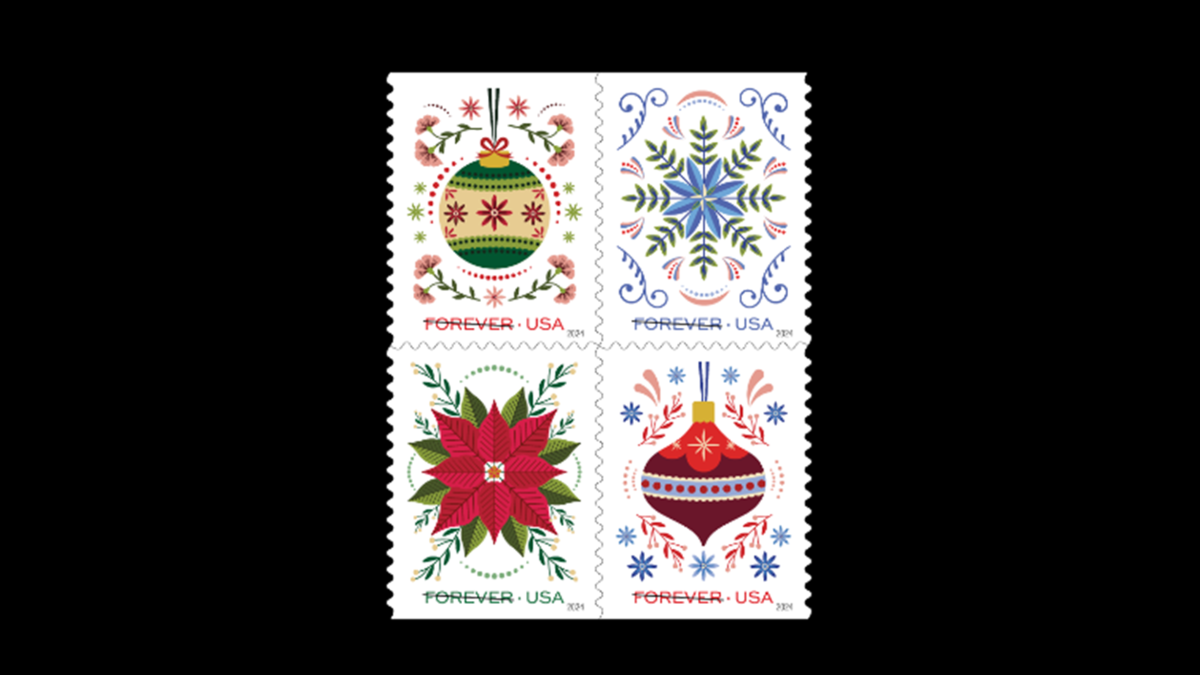 USPS Unveils Art-Inspired 2024 Holiday Stamp Collection - The Southern ...